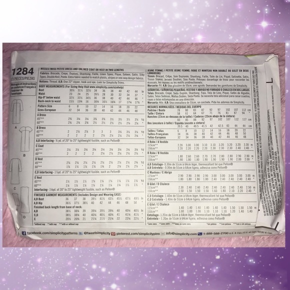 Simplicity | Office | Sewing Pattern Vintage 96s Style New Uncut | Poshmark